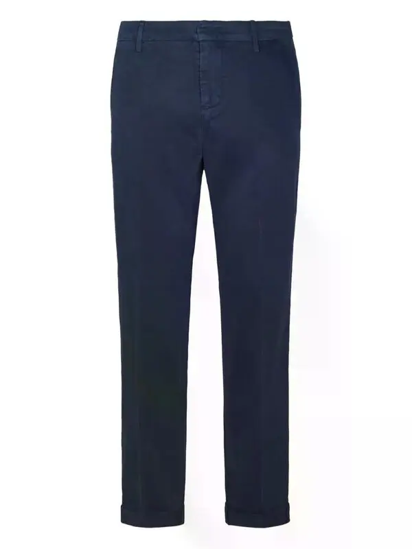 DONDUP Cuffed-hem Trousers - Blue