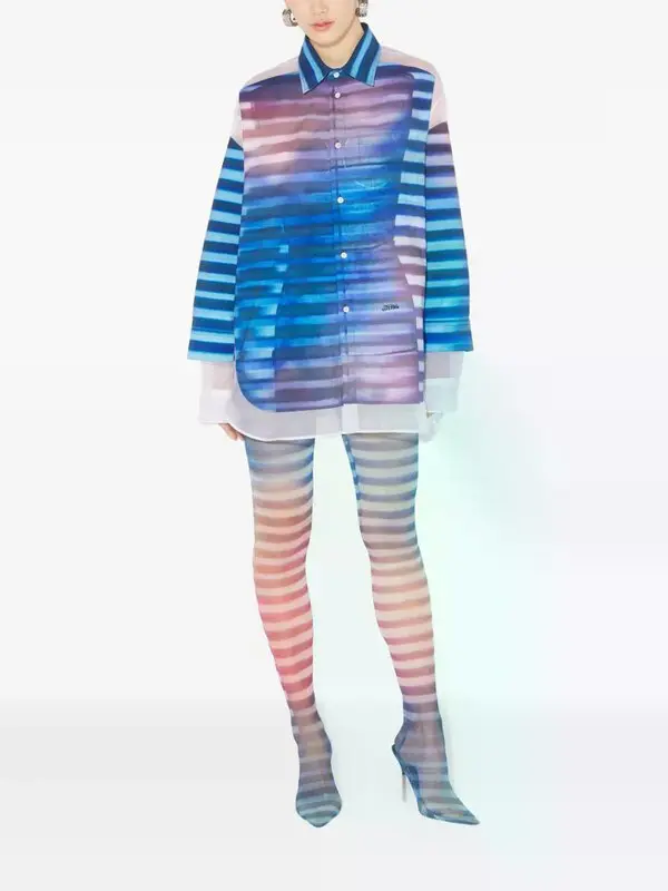 JEAN PAUL GAULTIER Printed Shirt With Buttoned Cuffs