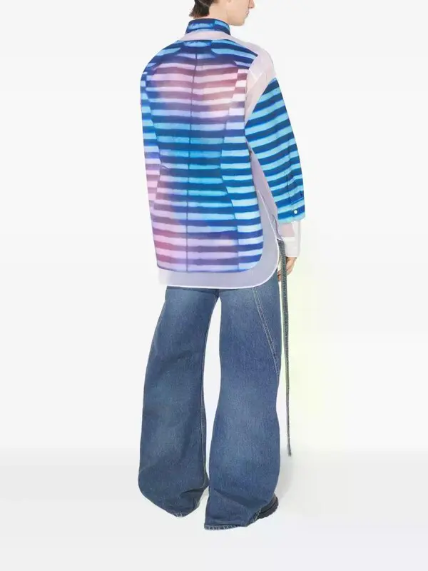 JEAN PAUL GAULTIER Printed Shirt With Buttoned Cuffs