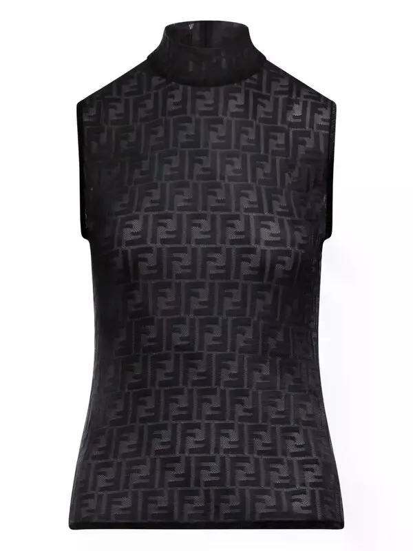 Fendi Ff Lace Top