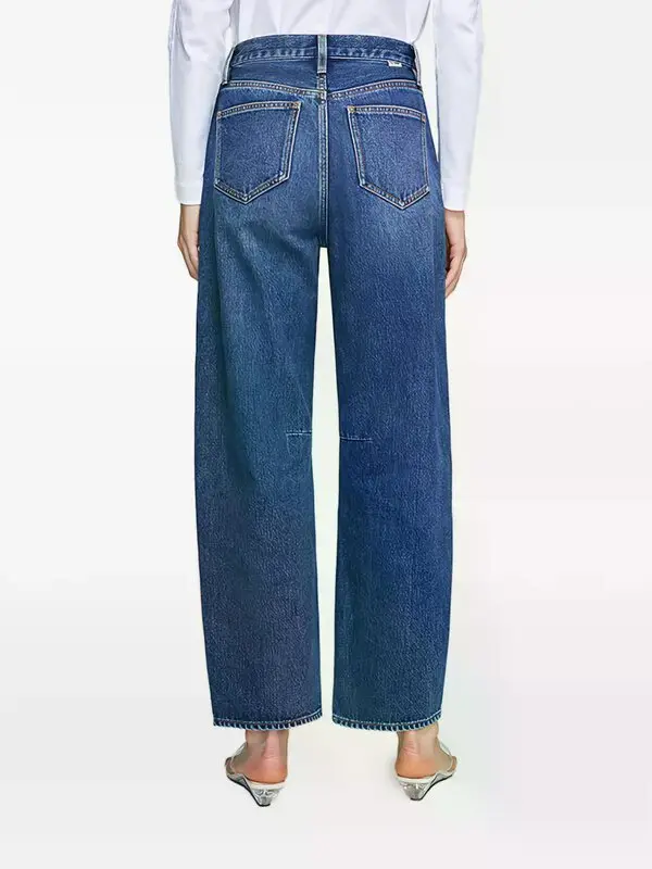 HEY JOANIE Pleated Relaxed Jeans