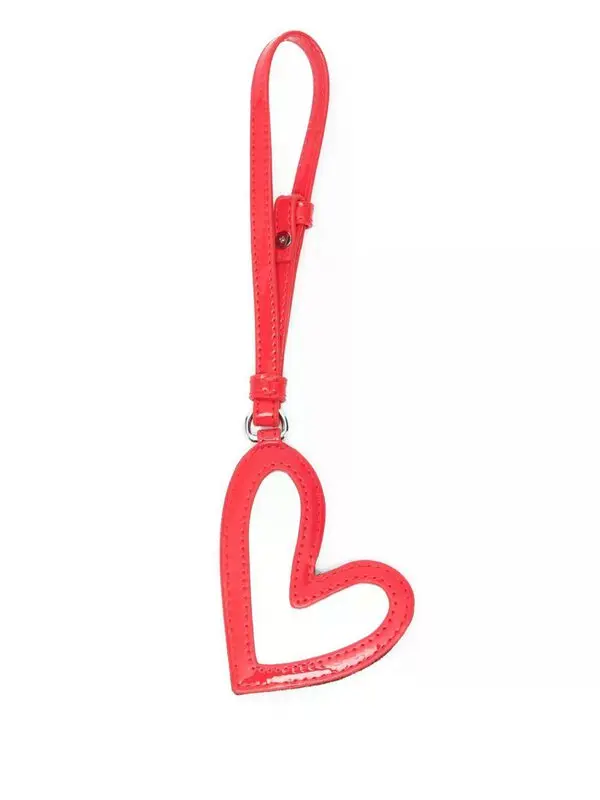 DIESEL® Mirror Heart-logo Charm - Red