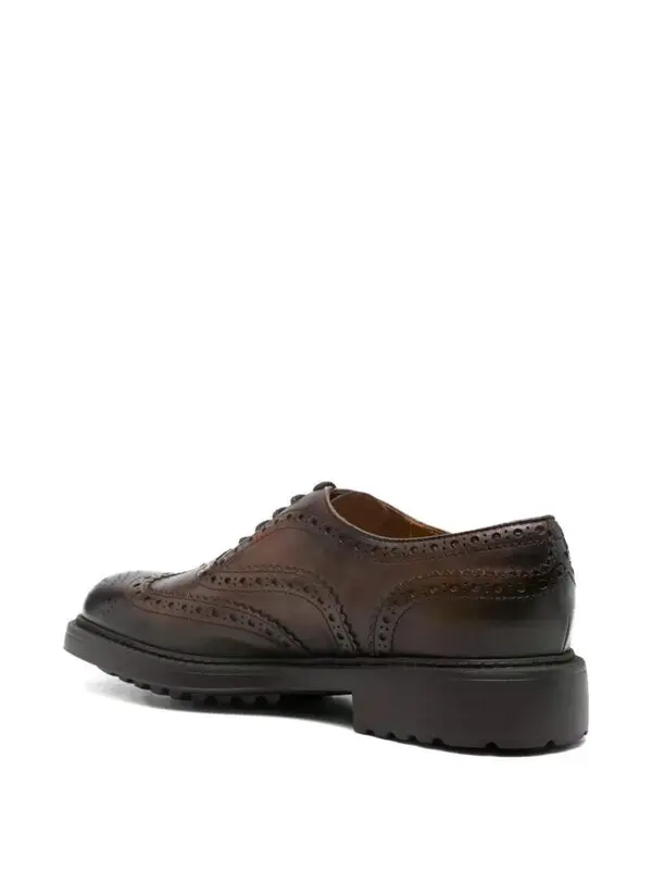 DOUCAL'S Brogue Leather Oxford Shoes