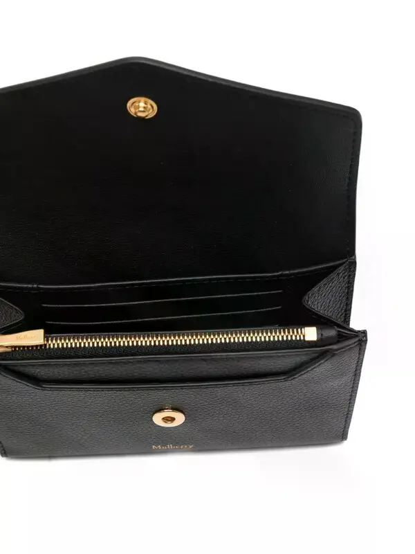 Mulberry Flap Wallet - Black