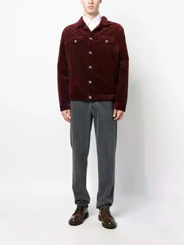 Brunello Cucinelli Corduroy Padded Shirt Jacket