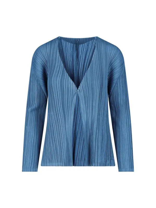 Issey Miyake Pleated Cardigan