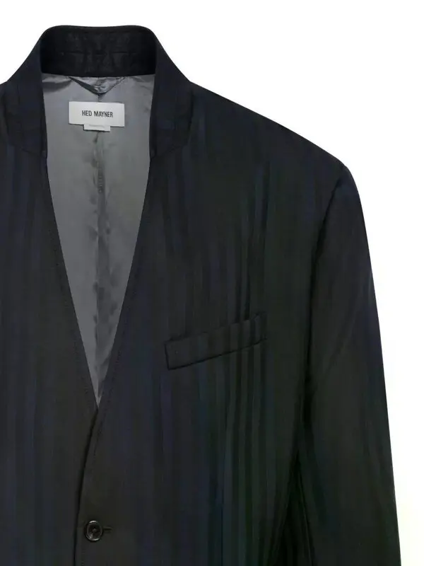 HED MAYNER Striped Two-button Jacket