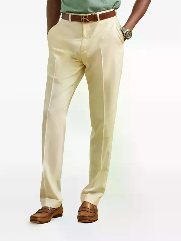 Ralph Lauren Purple Label Gregory Pleated Trousers - Neutrals