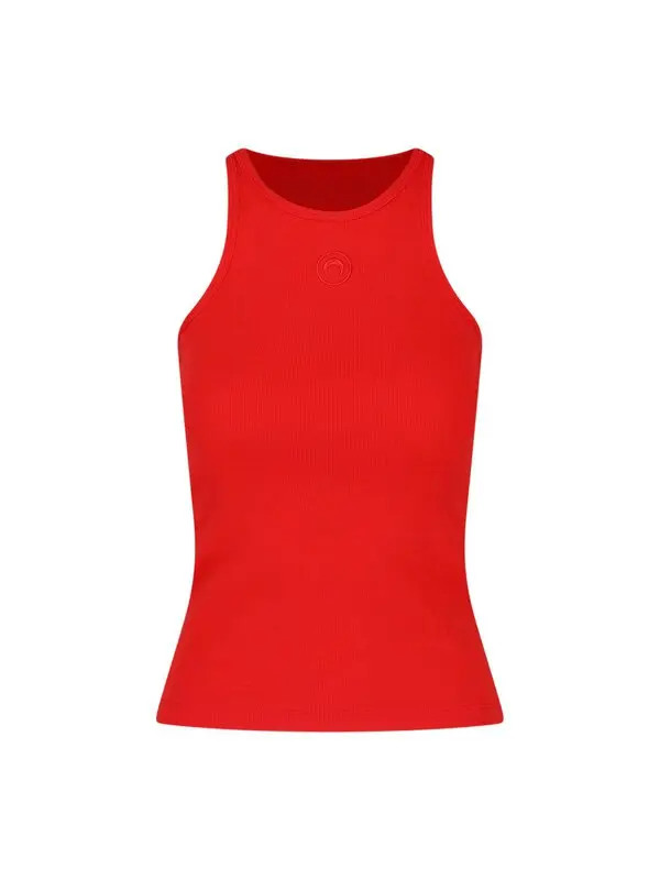 Rick Owens Cotton Tank Top - Red