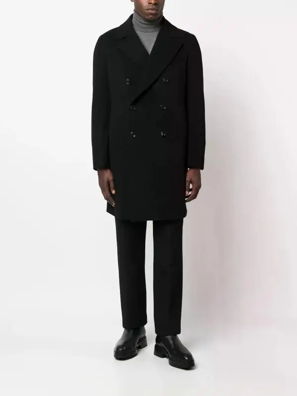 Tagliatore Double-breasted Notched-lapels Coat
