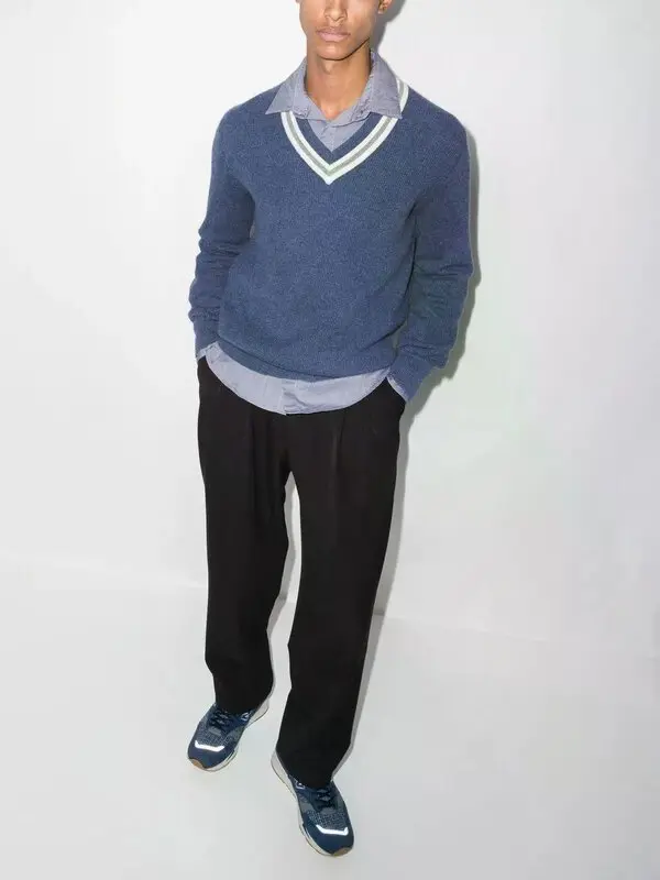 Brunello Cucinelli V-neck Cashmere Jumper