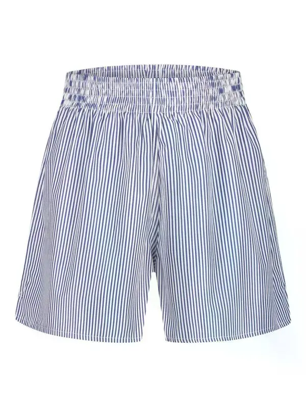 PARAMIDONNA Cora Striped Shorts - Blue