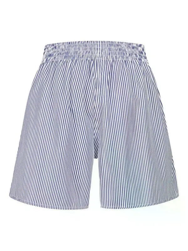 PARAMIDONNA Cora Striped Shorts - Blue