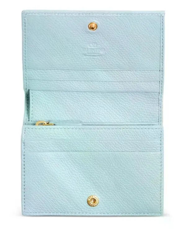 Valentino Garavani Cherryfic Grained Wallet - Blue