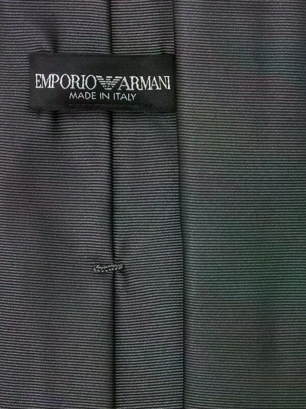 Emporio Armani Embroidered Silk Tie