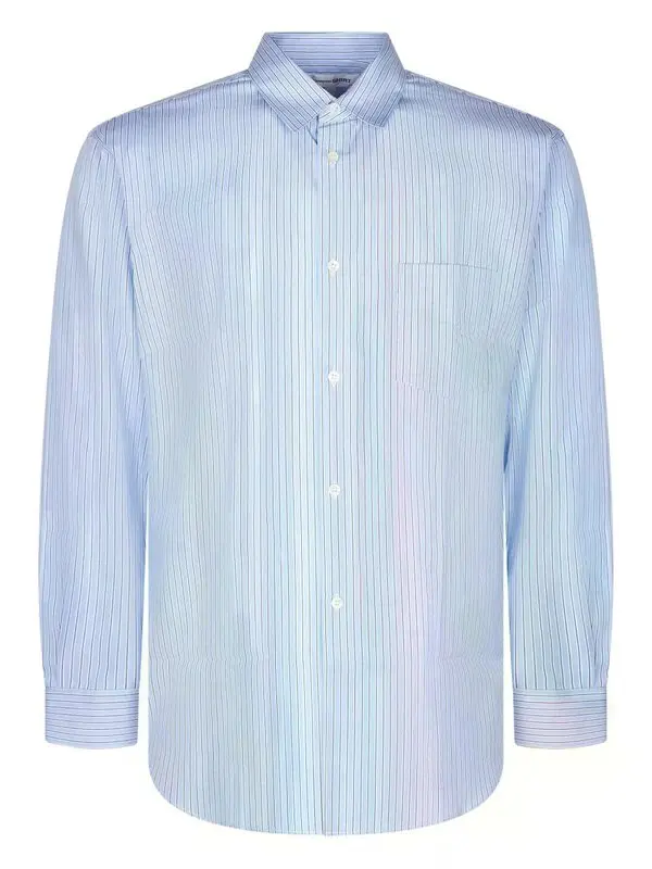 Comme Des Garçons Chest-pocket Striped Shirt
