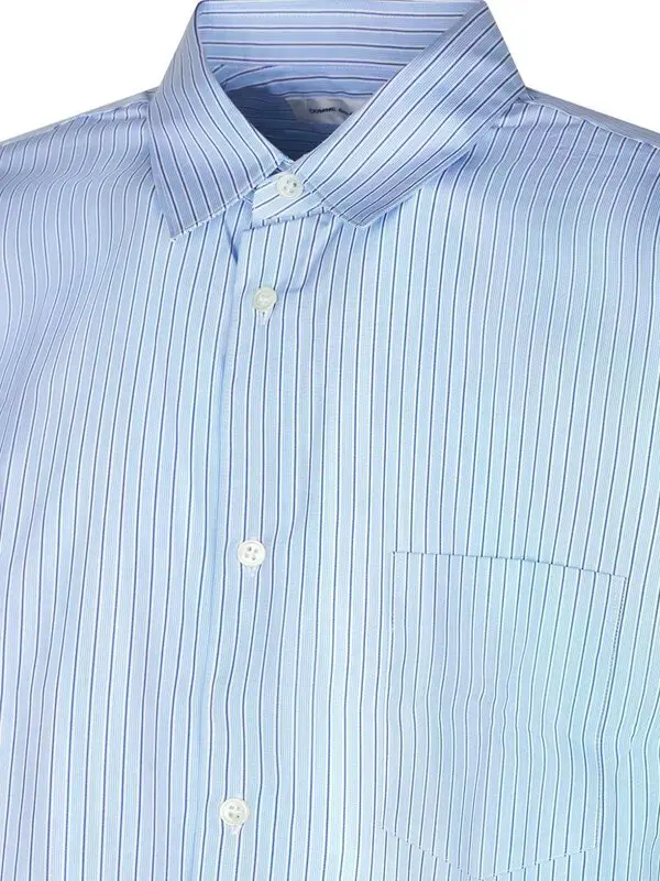 Comme Des Garçons Chest-pocket Striped Shirt