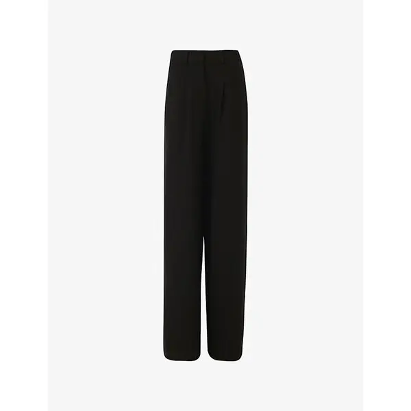 LEEM Wide-leg Cropped Woven Trousers