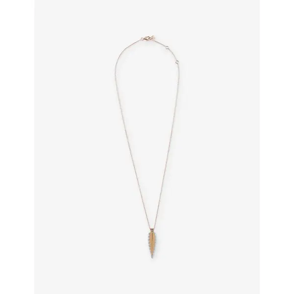 Kismet By Milka Diamond Pendant Necklace - Rose Gold