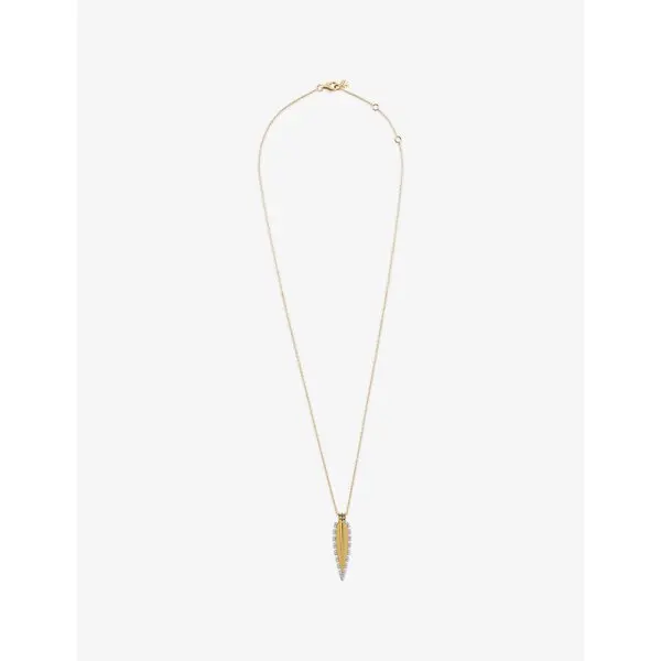 Kismet By Milka Diamond Pendant Necklace - Yellow Gold