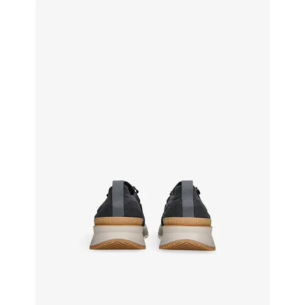 Brunello Cucinelli Knitted Low Top Sneakers