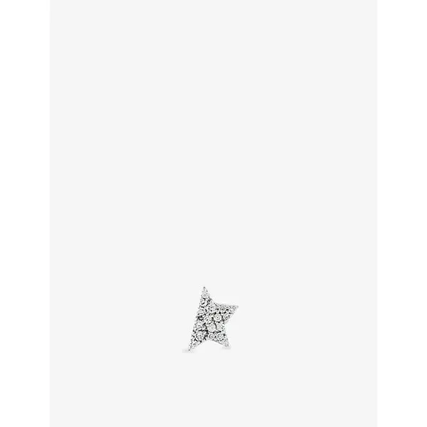 Kismet By Milka Comet Mini Stud Earring - Yellow Gold