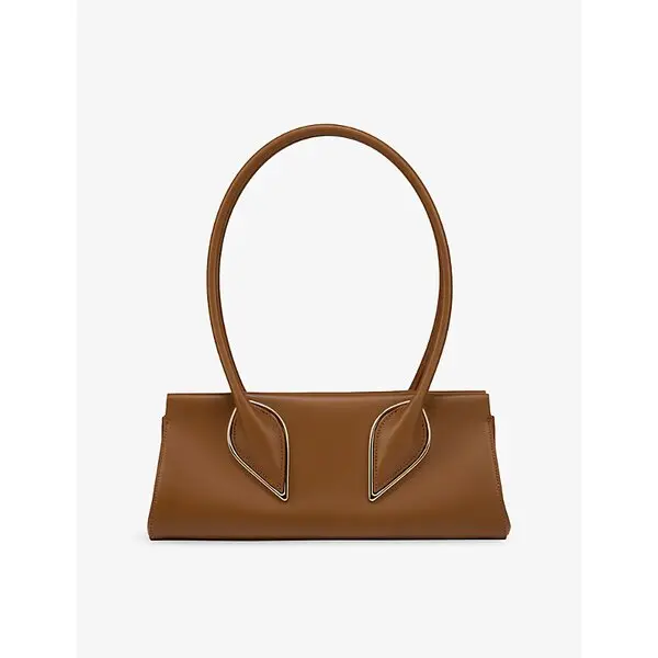 CHRISTIAN LOUBOUTIN Venus Baguette Leather Shoulder Bag - Cuoio