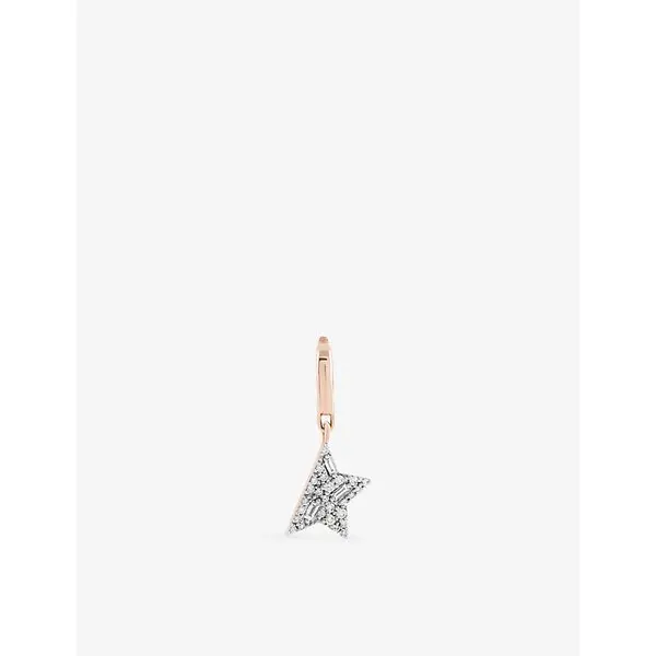 Kismet By Milka Comet Mini Diamond Charm - Rose Gold