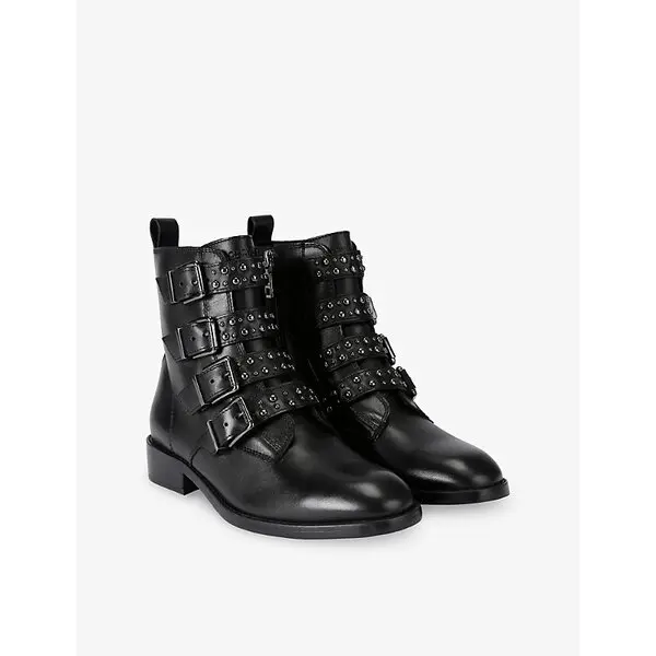 Carvela Studio Strap Leather Ankle Boots