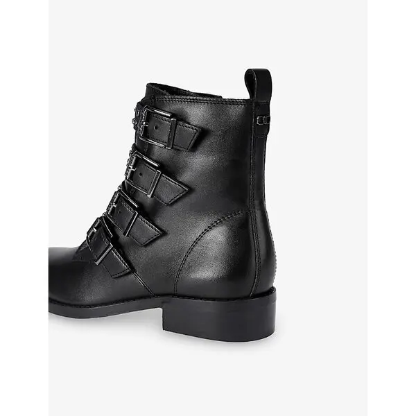 Carvela Studio Strap Leather Ankle Boots