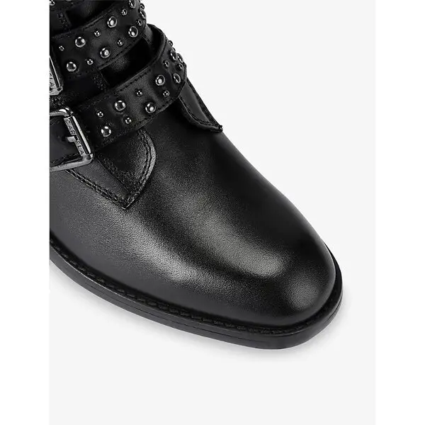 Carvela Studio Strap Leather Ankle Boots