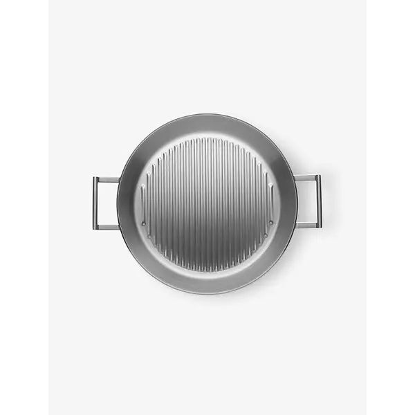 ALESSI Convivio Stainless-steel And Aluminium Grill Pan 36cm - Silver