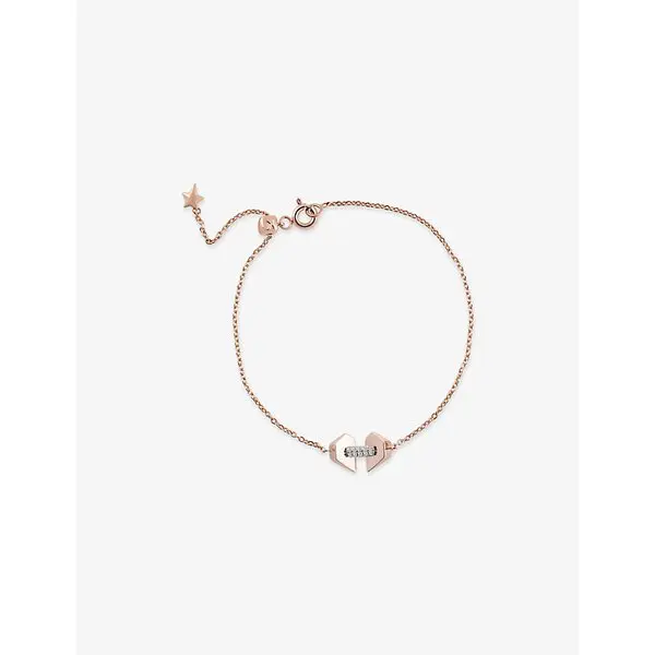 Kismet By Milka Diamond Chain Bracelet - Rose Gold