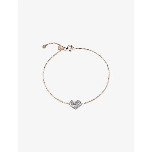 Kismet By Milka Diamond Chain Bracelet - Rose Gold
