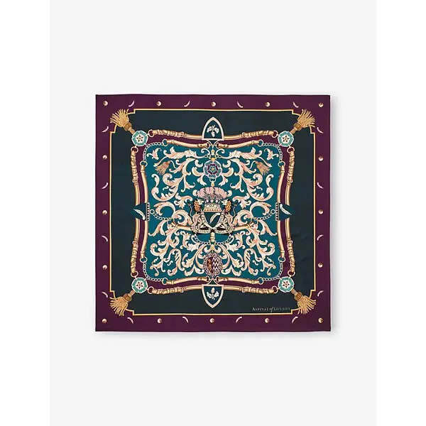 ASPINAL OF LONDON Signature Silk Scarf