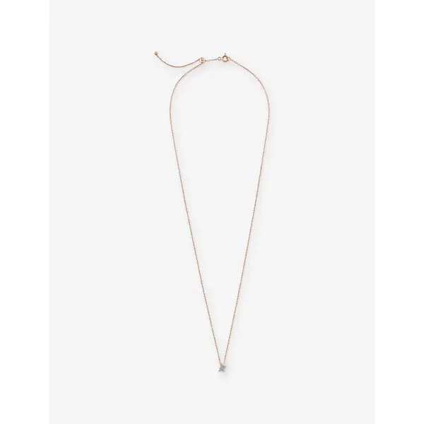 Kismet By Milka Diamond Pendant Necklace - Rose Gold