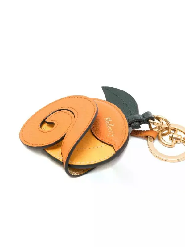 Mulberry Leaf-charm Keyring