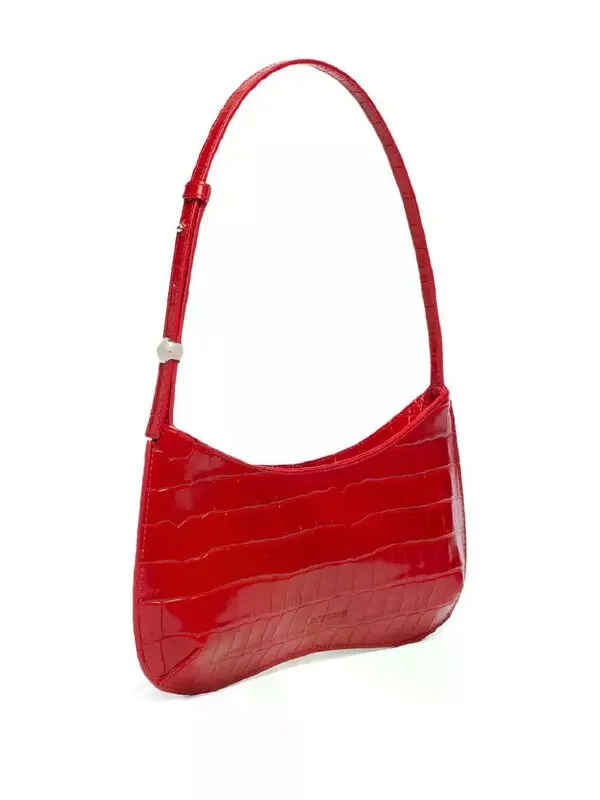 Jacquemus Le Bisou Crocodile-embossed Zip Shoulder Bag