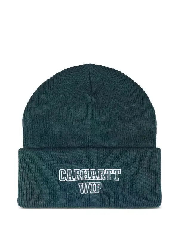 Carhartt Work In Progress Logo-embroidered Beanie - Green