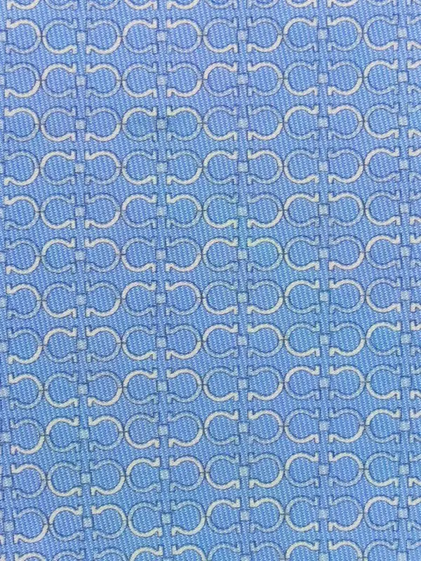 FERRAGAMO Gancini Print Neck Tie