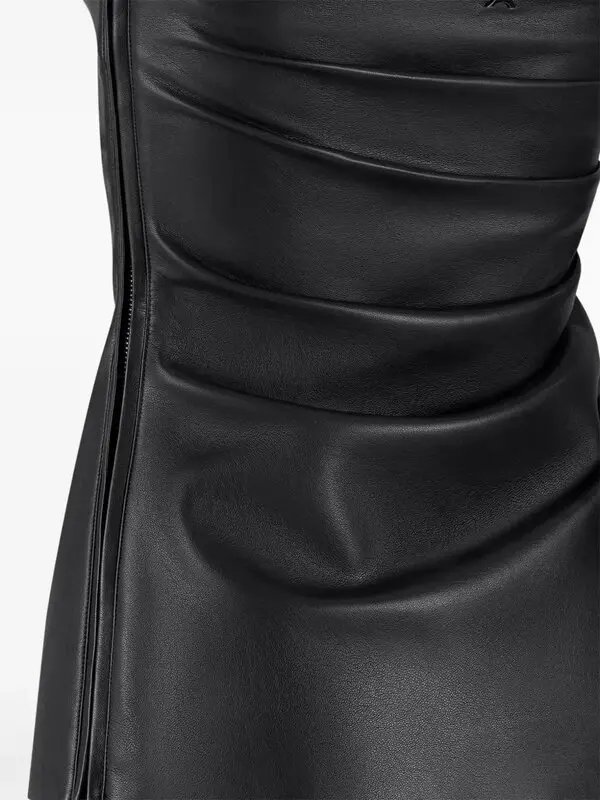 Manière De Voir Laurena Faux-leather Bandeau Top