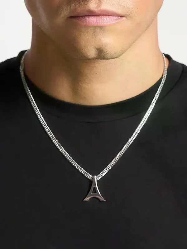 Manière De Voir Sterling Eiffel Pendant Necklace