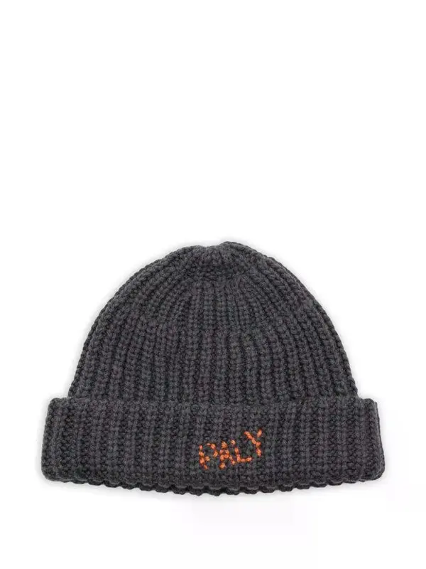 PALY Hand Knit Beanie - Black