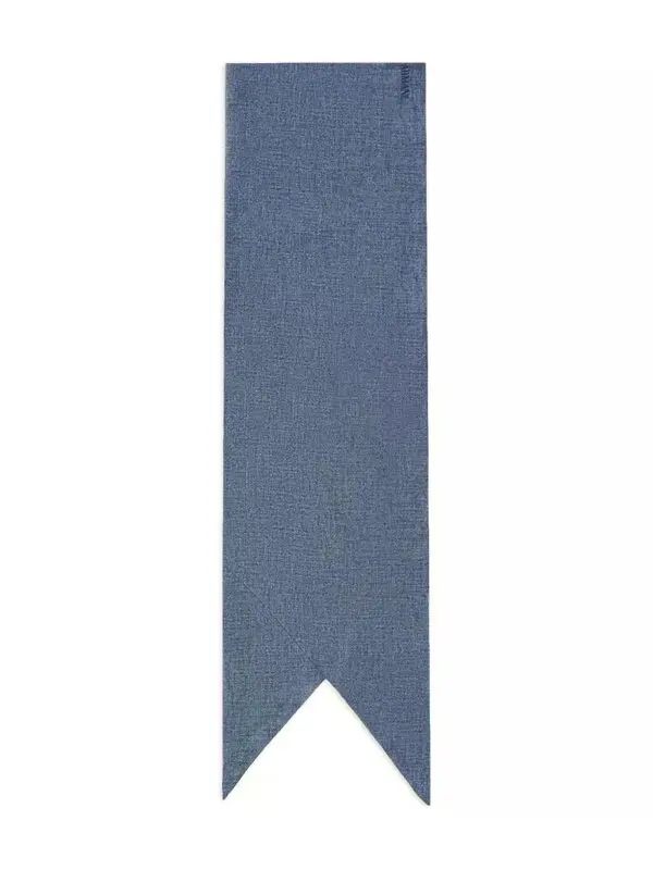Giorgio Armani Silk Scarf - Blue