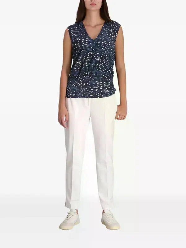 BOSS Printed V-neck Top