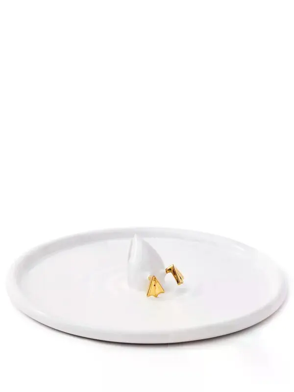 POLSPOTTEN Diving Duck Ceramic Plate