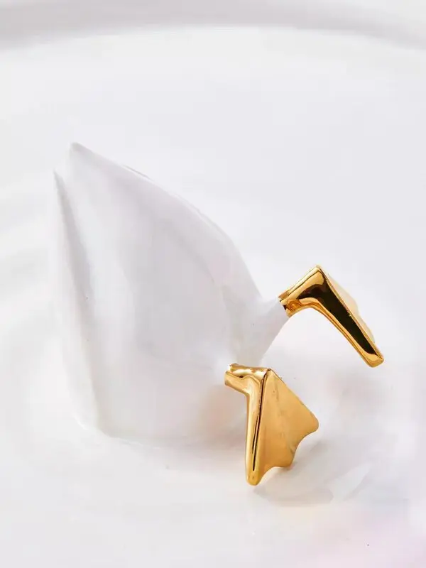 POLSPOTTEN Diving Duck Ceramic Plate