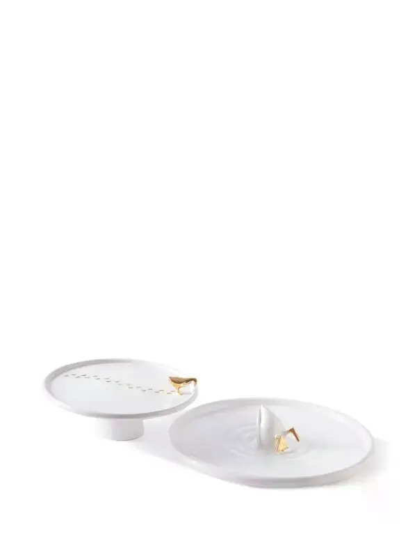 POLSPOTTEN Diving Duck Ceramic Plate