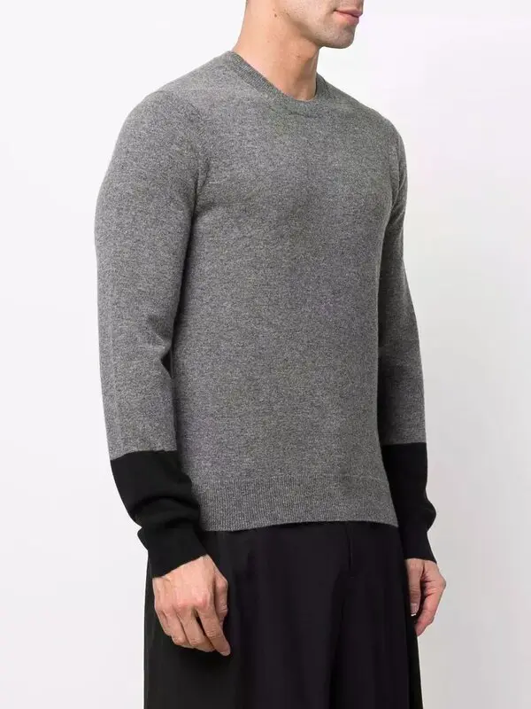 Comme Des Garçons Two-tone Wool Jumper