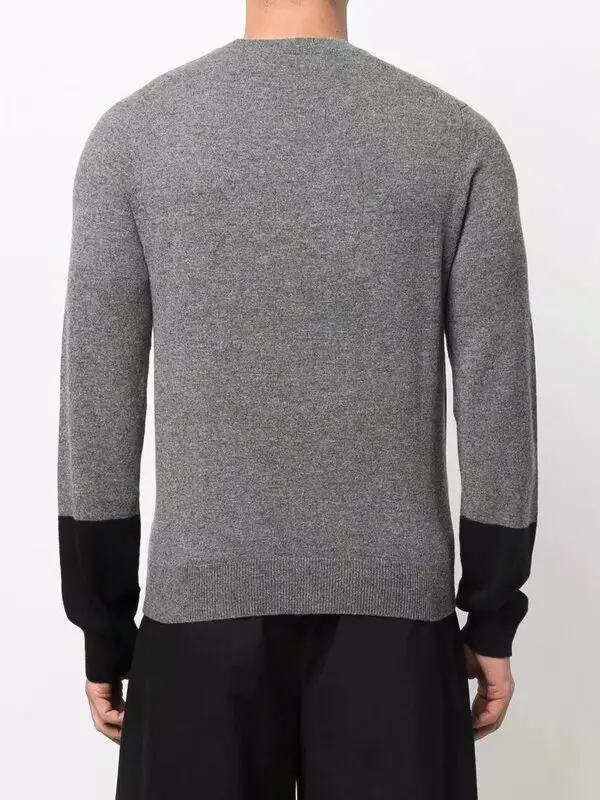 Comme Des Garçons Two-tone Wool Jumper